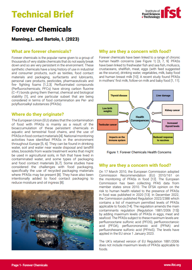 Technical Briefs | Institute of Food Science and Technology